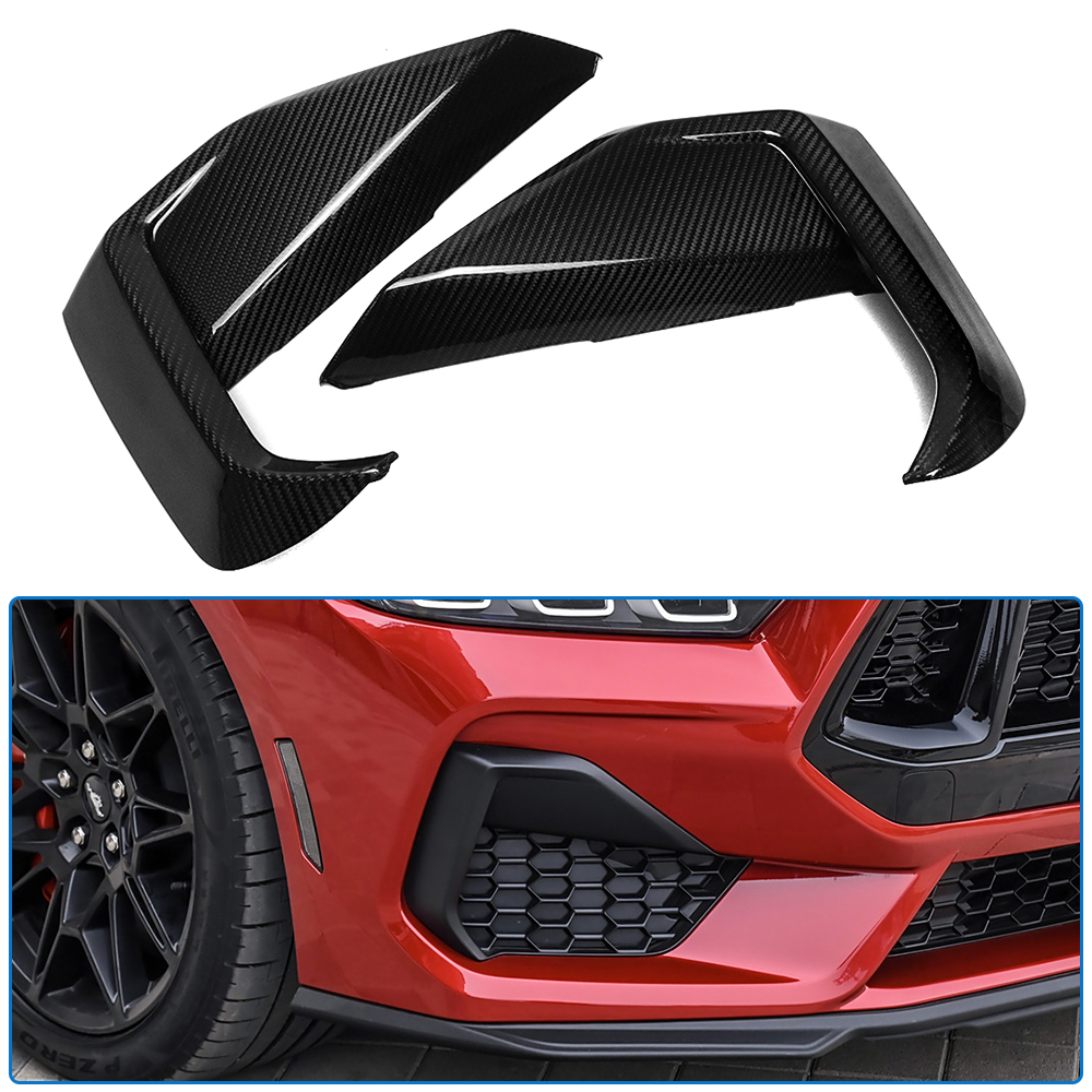 Front Canards Winglet Splitters For Mustang S650 GT/ECO 2024-Up