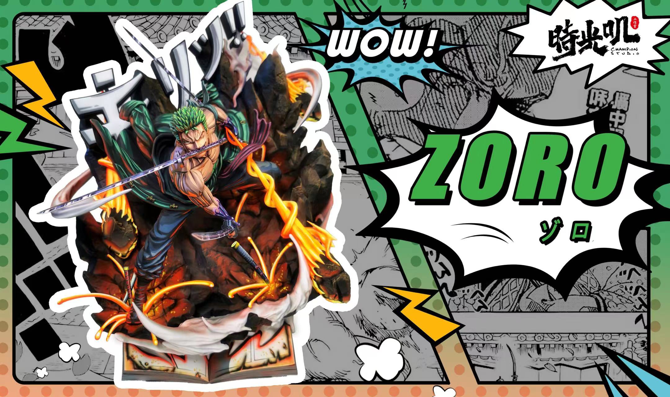 1/6 Scale Roronoa Zoro Remake - ONE PIECE Resin Statue - Champion ...