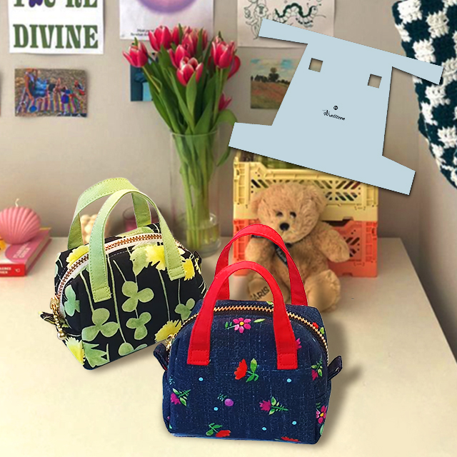 DIY Cute zipper pouch Template—With Tutorial