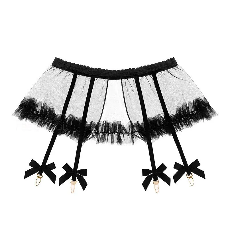 Billionm Sexy Hot Jarretels See-through Lingerie Open Garter Black ...