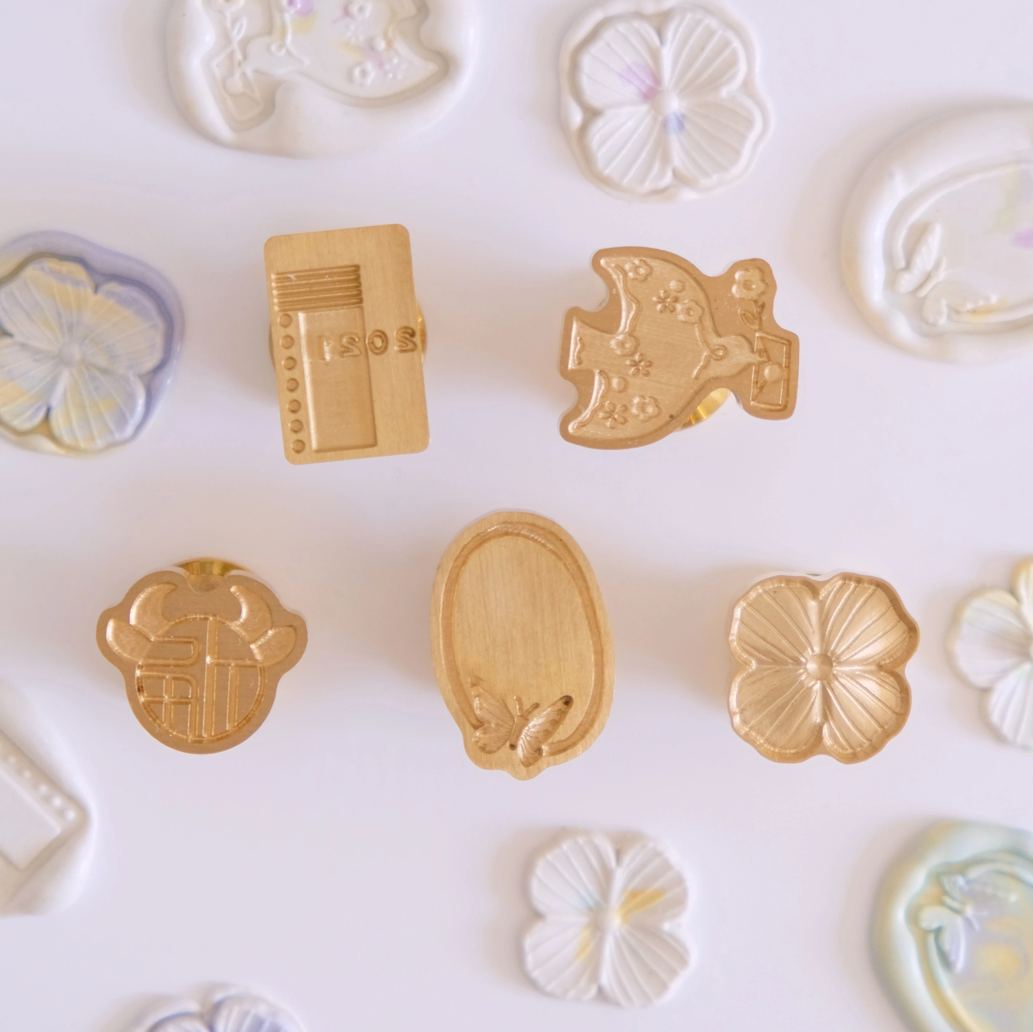 Presale：Four Leaf Flower Sealing Wax Stamp