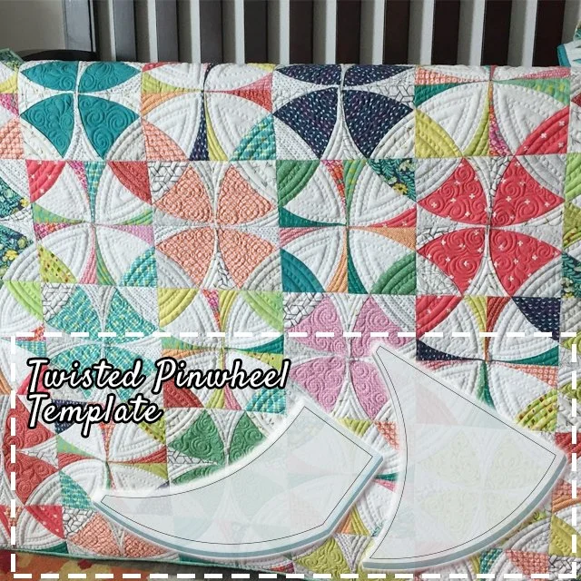 Twisted Pinwheel Template Cutting Ruler