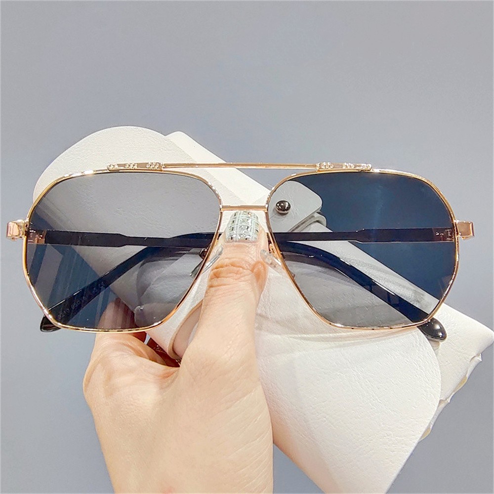 Steam Punk Sunglasses for Men Vintage Metal Yellow Night Vision Sun ...