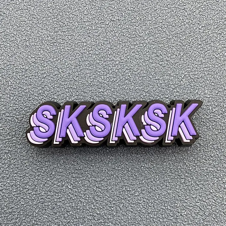 Stray Kids SKSKSK Logo Clogs Decorate Shoe Charms