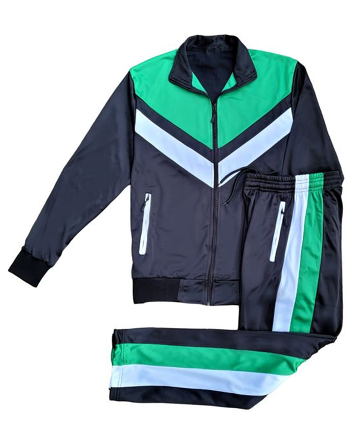 Men's 70s-80s Retro Classic Tracksuit