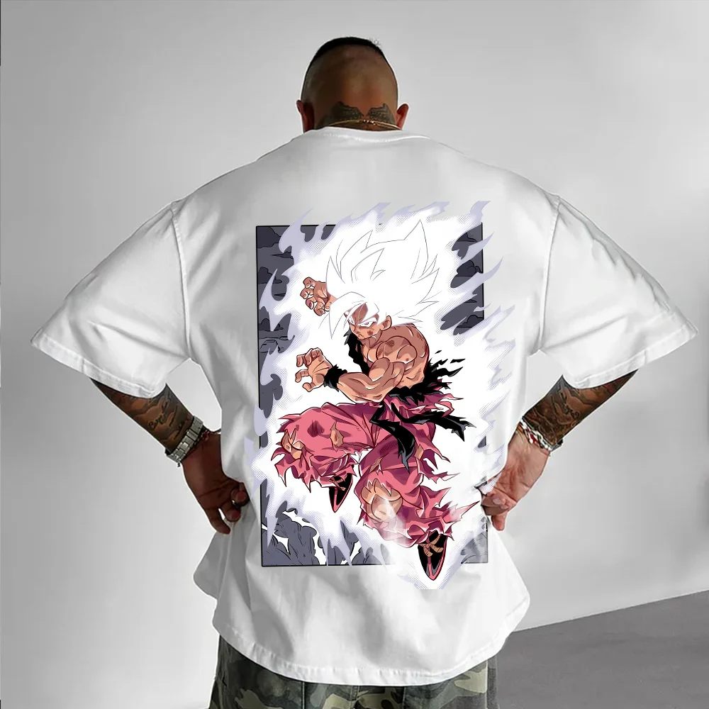 Outletsltd Unisex Oversized DBZ Anime Print T-Shirt 22.99