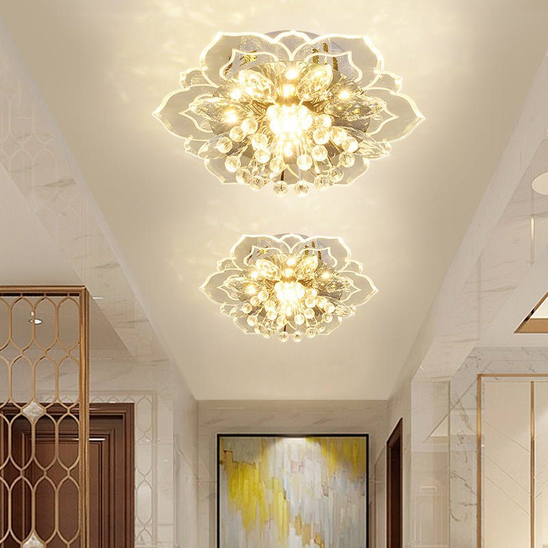 Small crystal lamp corridor lamp modern minimalist living room lamp ...