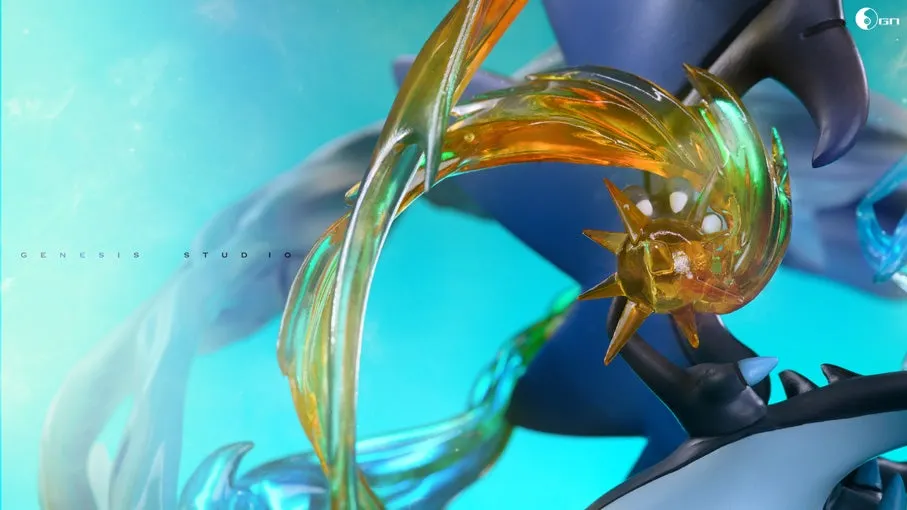 Bluefire Mega Charizard X - Pokemon Resin Statue - Gene Studios [In Stock]