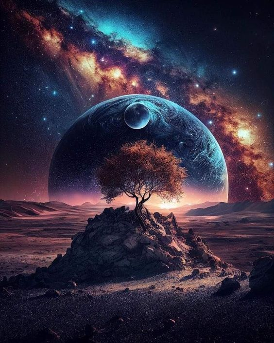 Cosmic Planet (canvas) full round or square drill diamond painting