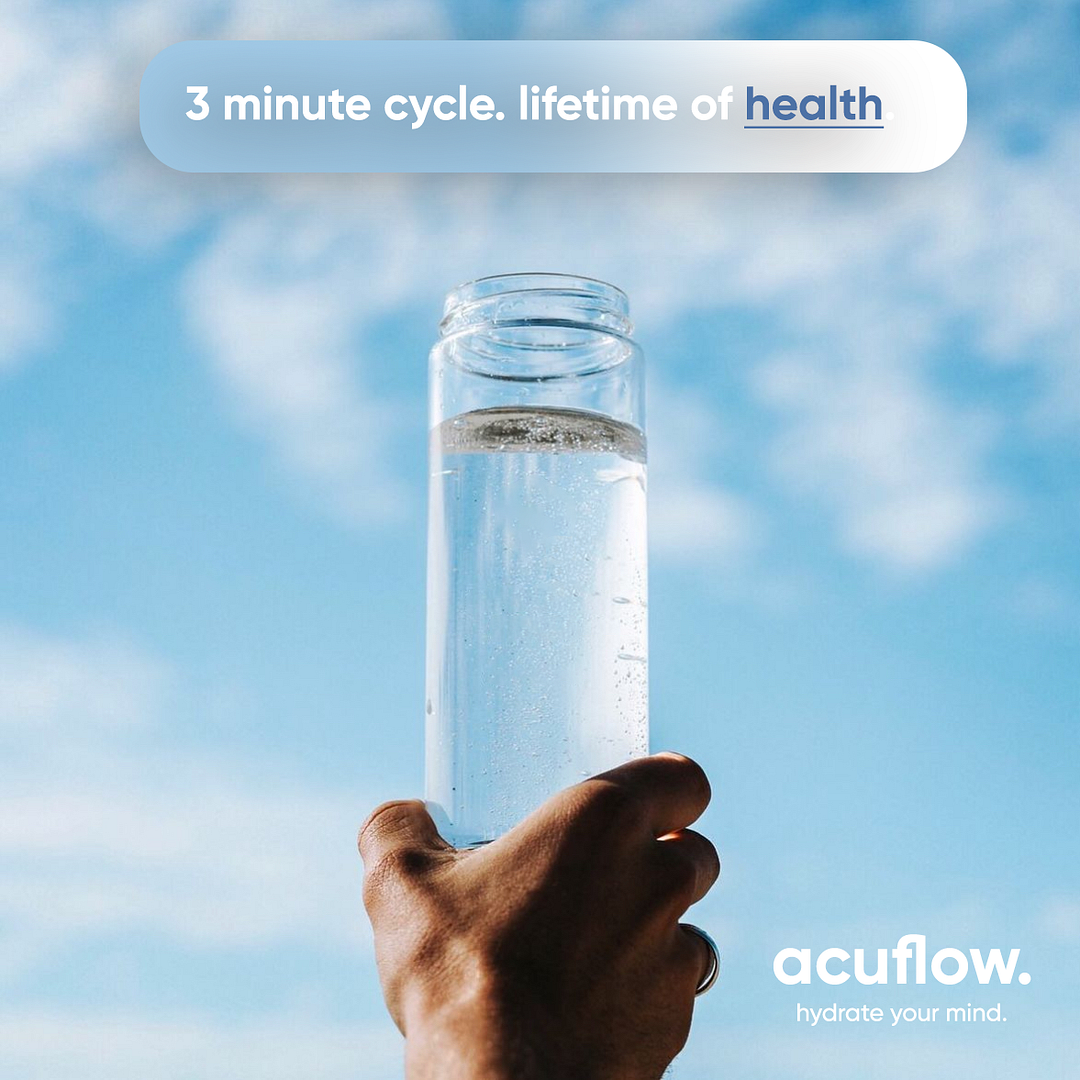 acuflow - hydrogen water bottle