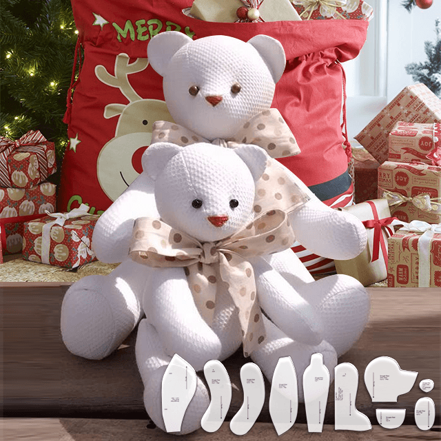Memory Bear Template Ruler Set(10 PCS) - With Instructions