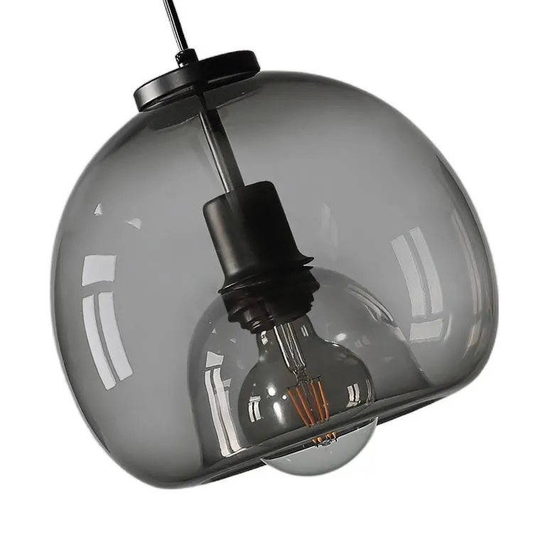 Nordic Glass Chandeliers Three-headed Combination Lamps