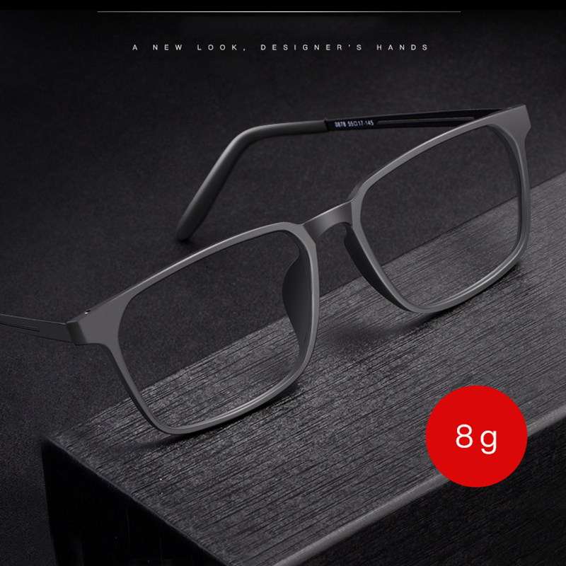 Optical Eyeglasses Frame for Men and Women 8878 Titanium Flexible Legs ...