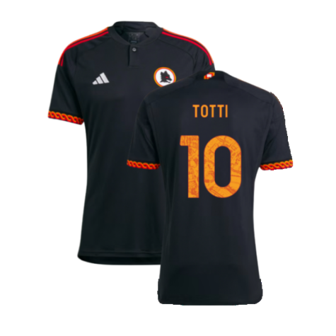 AS Roma Francesco Totti 10 Third Shirt Top Kit 2023-2024