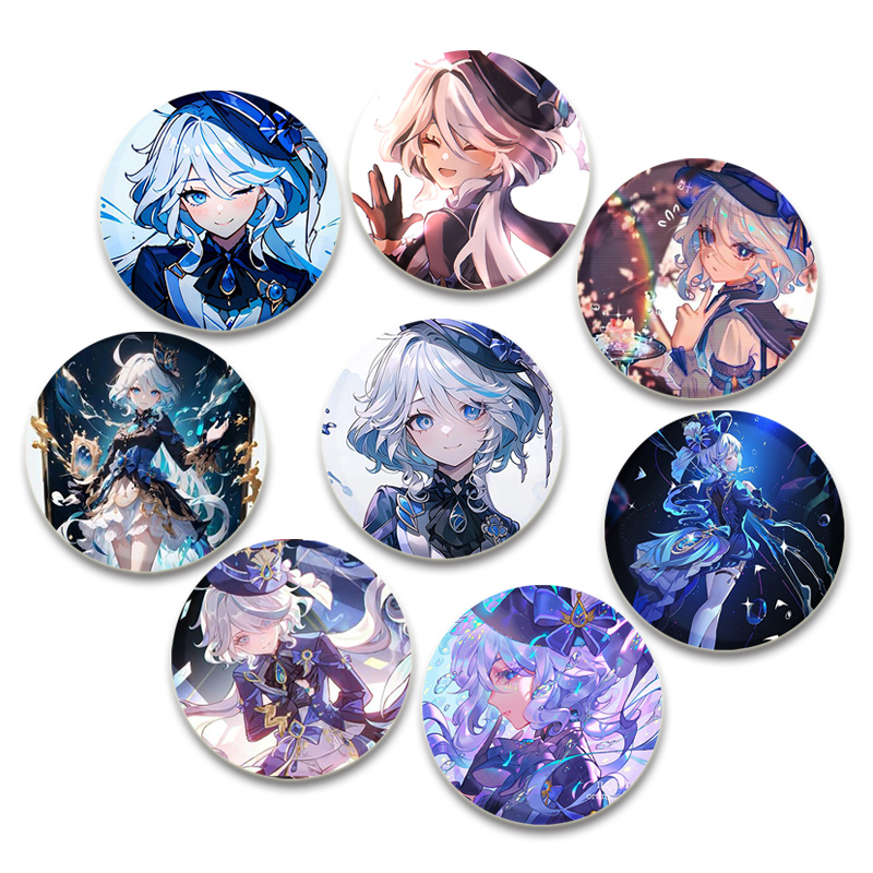 Genshin Impact Pins Furina Badge Handmade