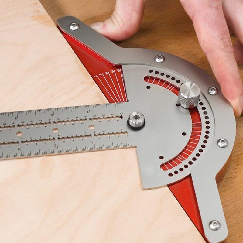 Adjustable Woodworkers Edge Rule