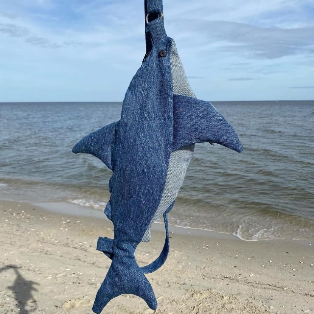 Great White Shark Bag Pattern Template – With Instructions