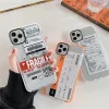 Transparent Tag Phone Case