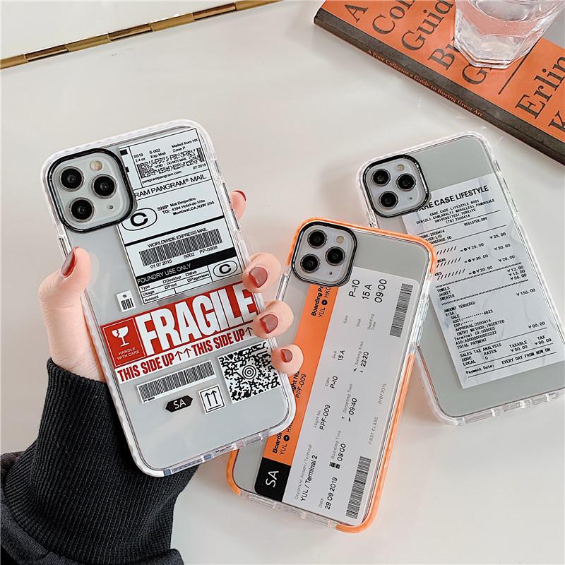 Transparent Tag Phone Case