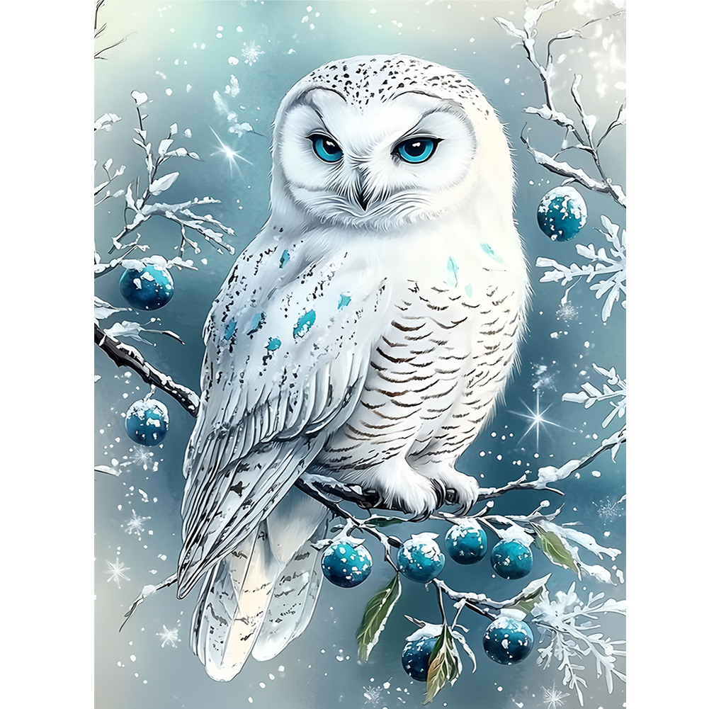 Diamond Painting - Round Drill - Owl(30*40cm)-1533513.01