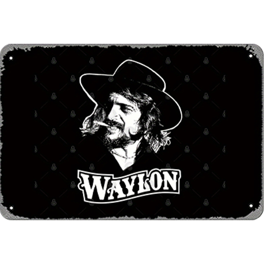 Waylon Jennings - Metal Tin Signs(8*12Inch/12*16Inch)