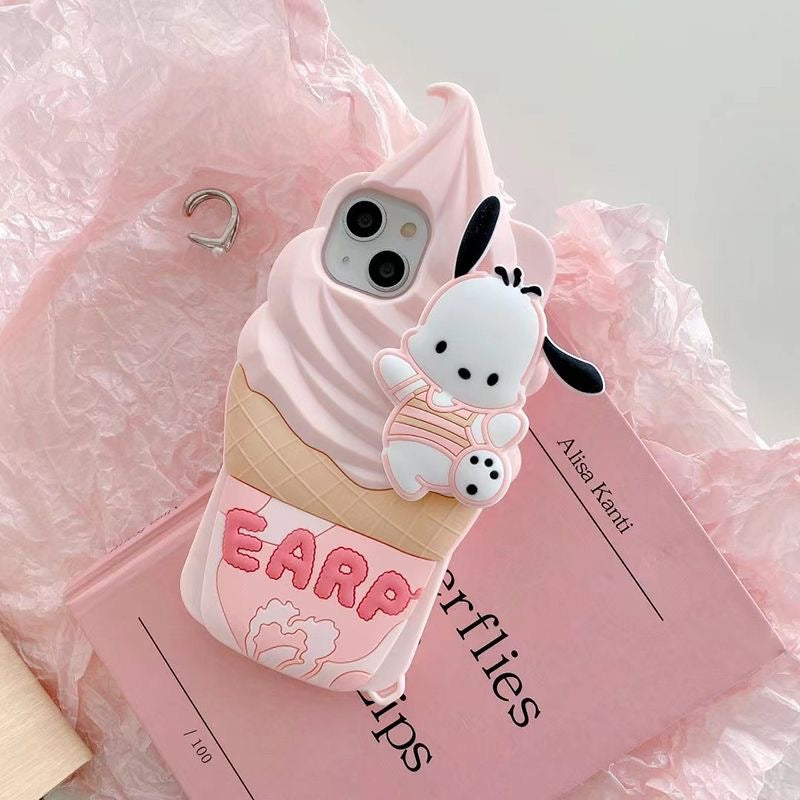 Pink Pocha Ice Cream Phone Case
