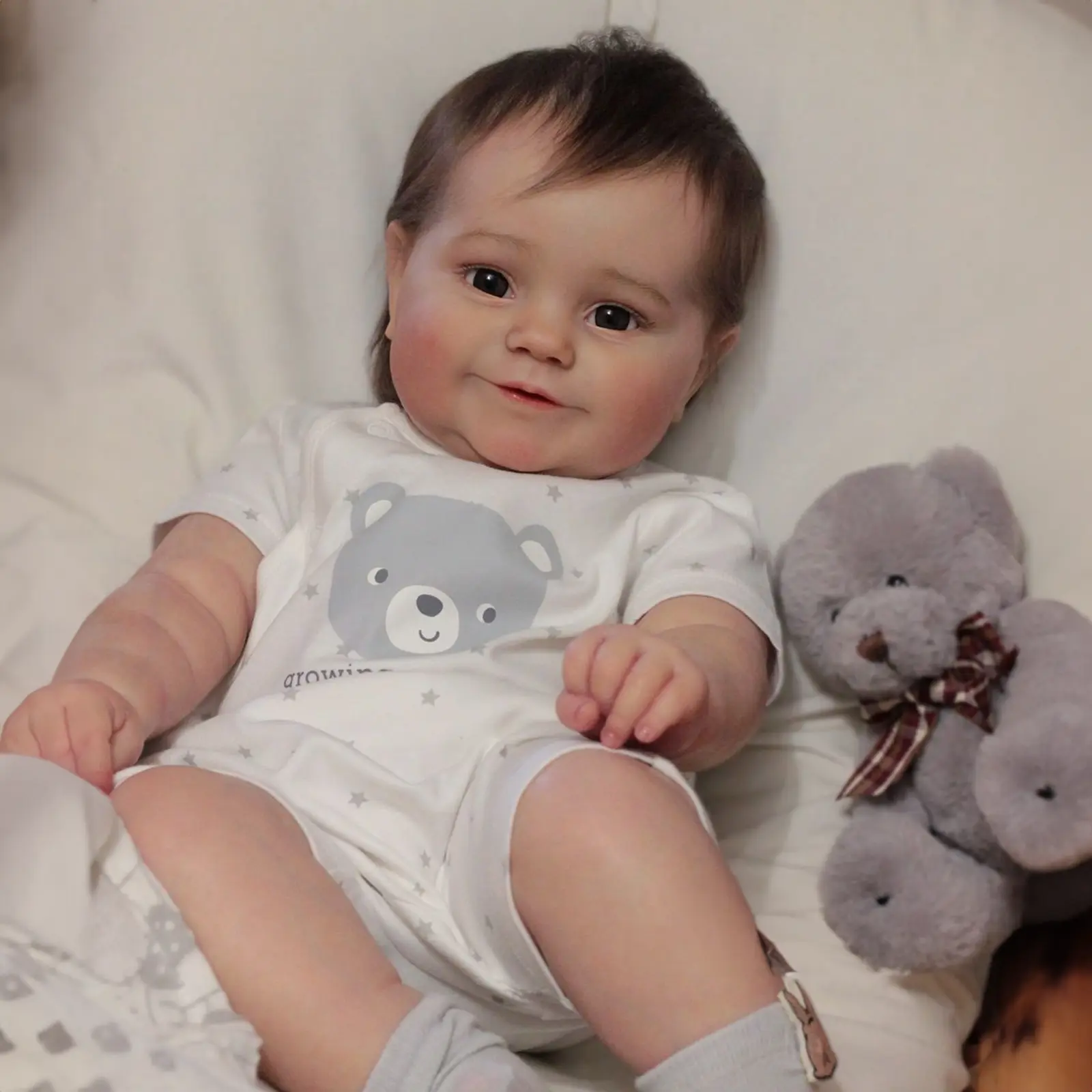[New] 20" Realistic Reborn Baby Doll Girl Toddler Doll Midder with ...