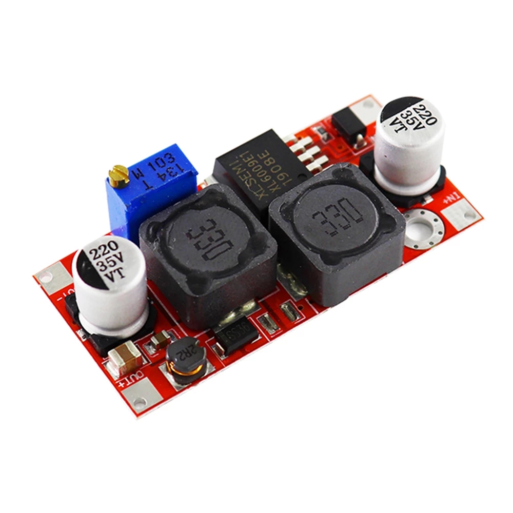 XL6009 Boost converter board 20W DC-DC Adjustable Step Up Down XL6009 ...