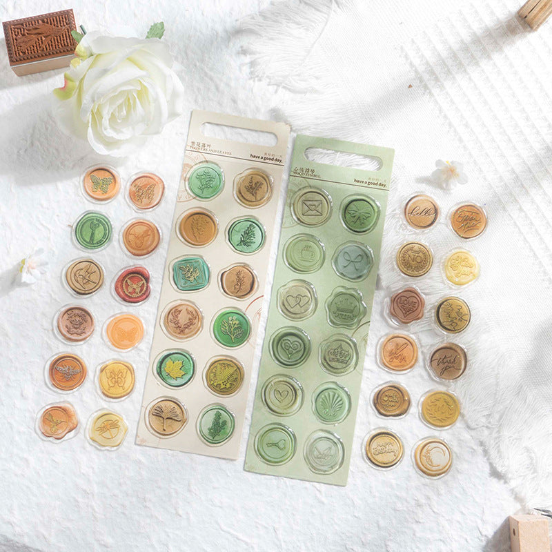 Epoxy Fire Lacquer Shaped Sticker