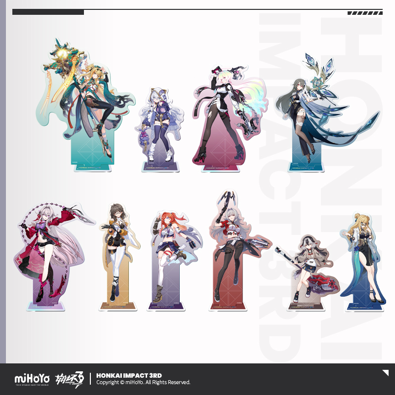Honkai Impact 3rd Vertical Painting Series Acrylic Stand Vita Theresa ...