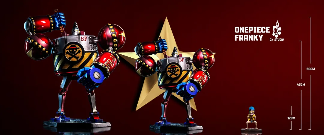 Small & Big Scale General Franky - ONE PIECE Resin Statue - Dx studio