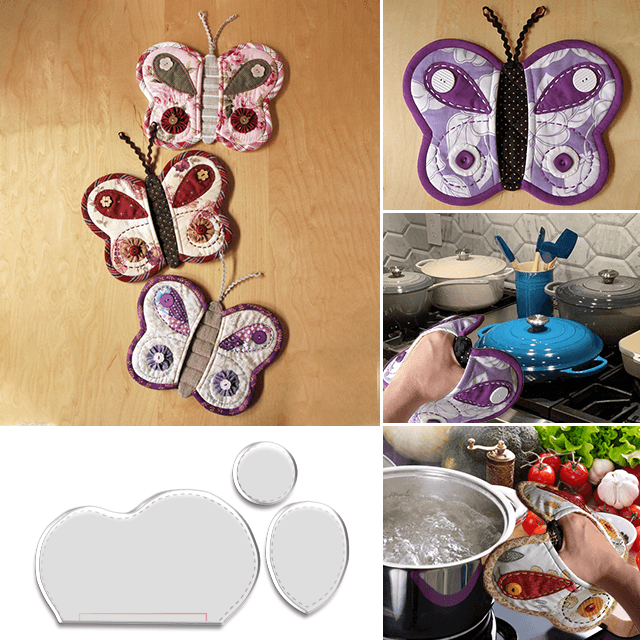 🦋Cute Butterfly Potholder Template - With Instructions