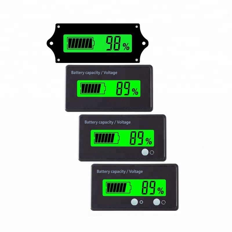 LCD Display Battery Voltage Level Indicator Lithium Battery Power ...