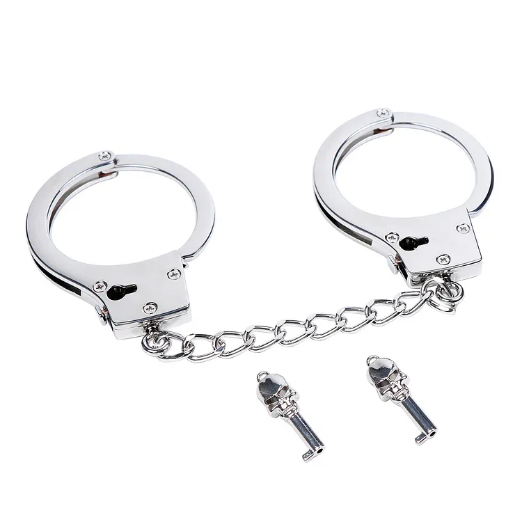 SM Gold & Silver Handcuffs Hand Restraints