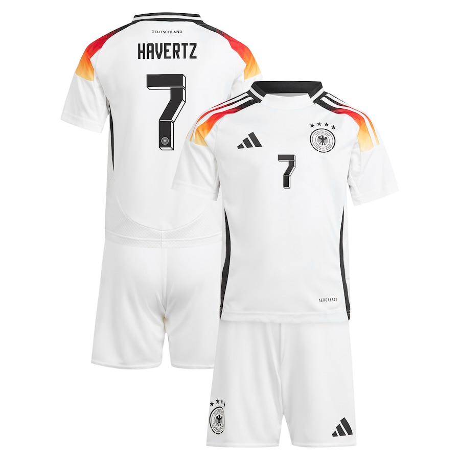 Germany Kai Havertz 7 Kids Home Shirt Euro 2024