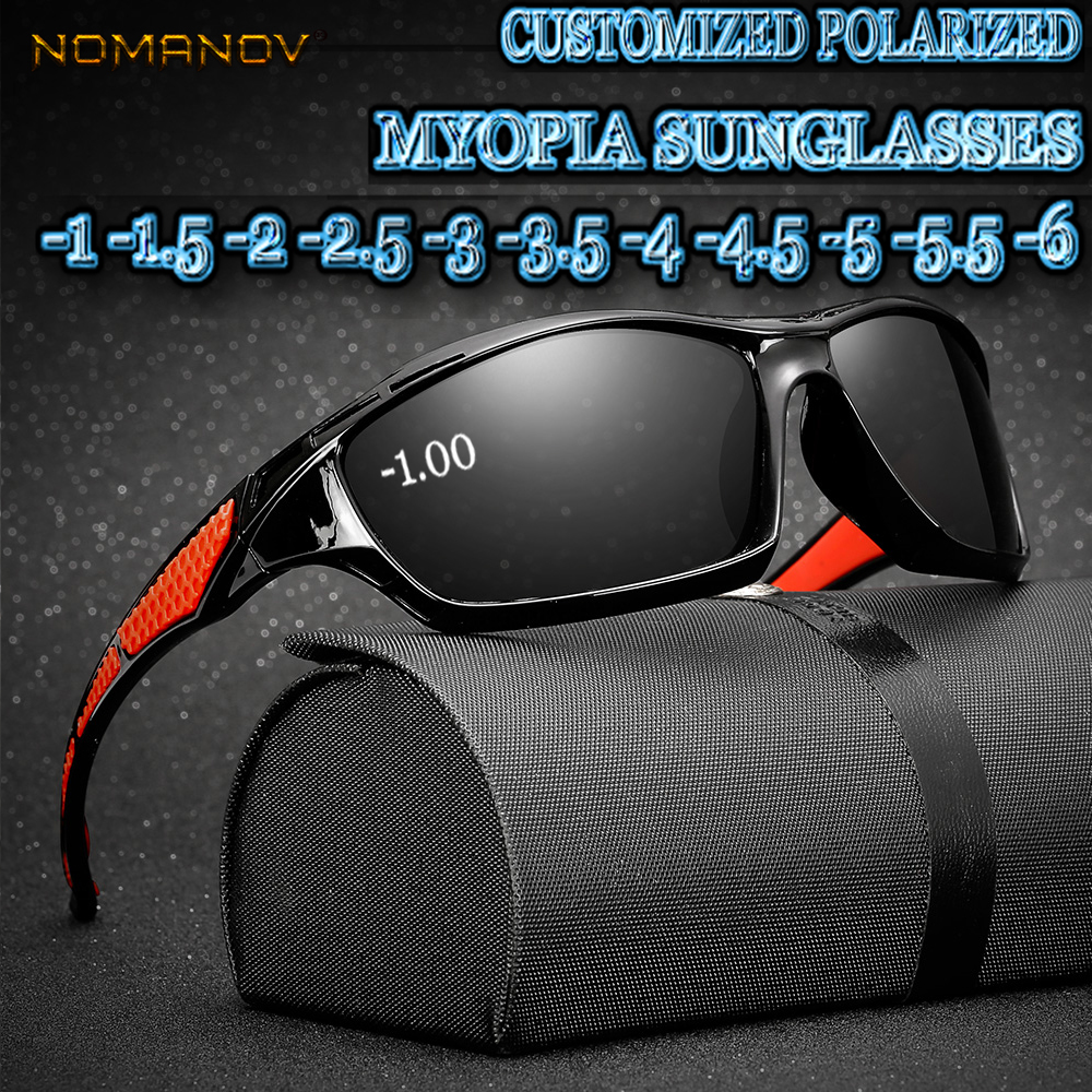 Oculos Masculino Custom Made Myopia Minus Prescription Polarized Lens ...