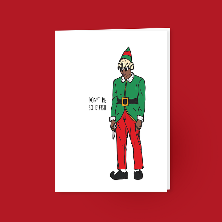 Cartoons Tyler Christmas Postcard Card Gift