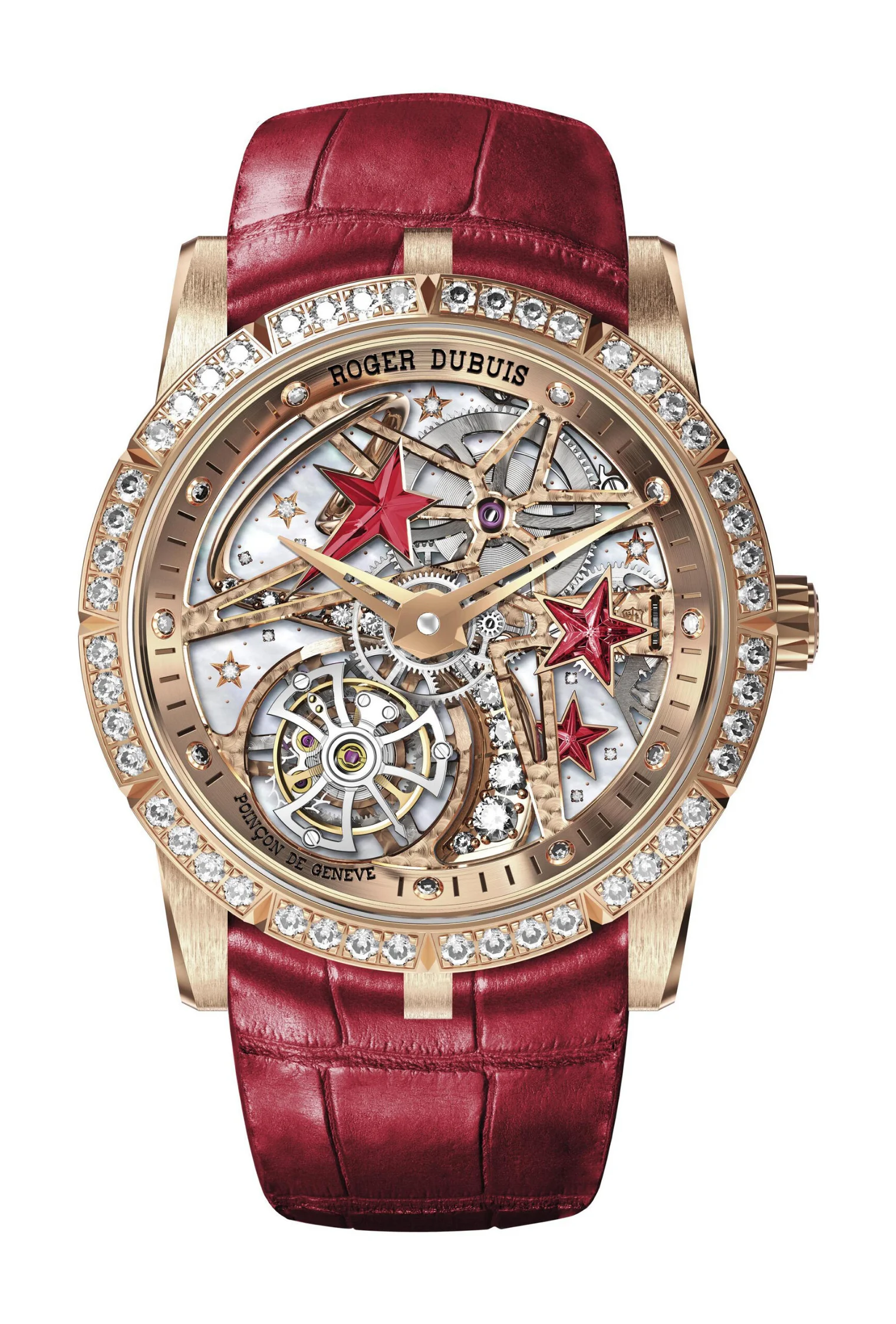 ROGER DUBUIS Excalibur Shooting Star Pink Gold Limited edition of 28 pieces