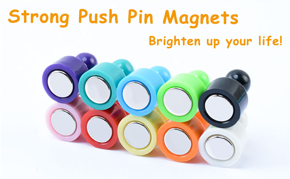 Pushpin Whiteboard Magnets