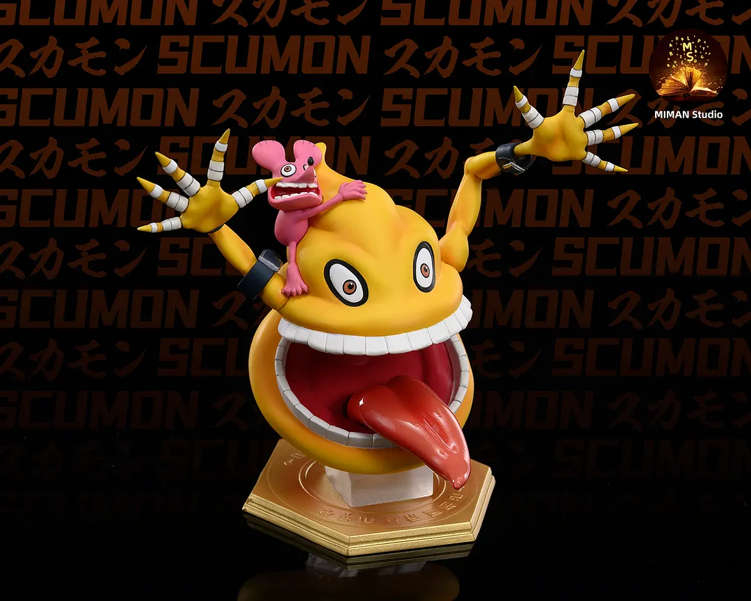 Cuumon, Sukamon & Gerbemon - Digimon Resin Statue - MIMAN Studios [In ...