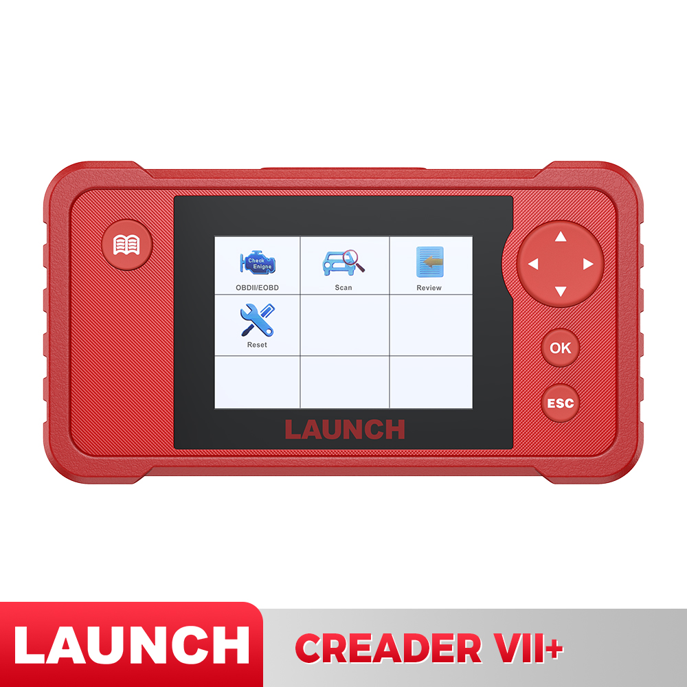 LAUNCH Creader VII+ ABS SRS Transmission and Engine Code Reader Diagnostic OBD2 Scan Tool