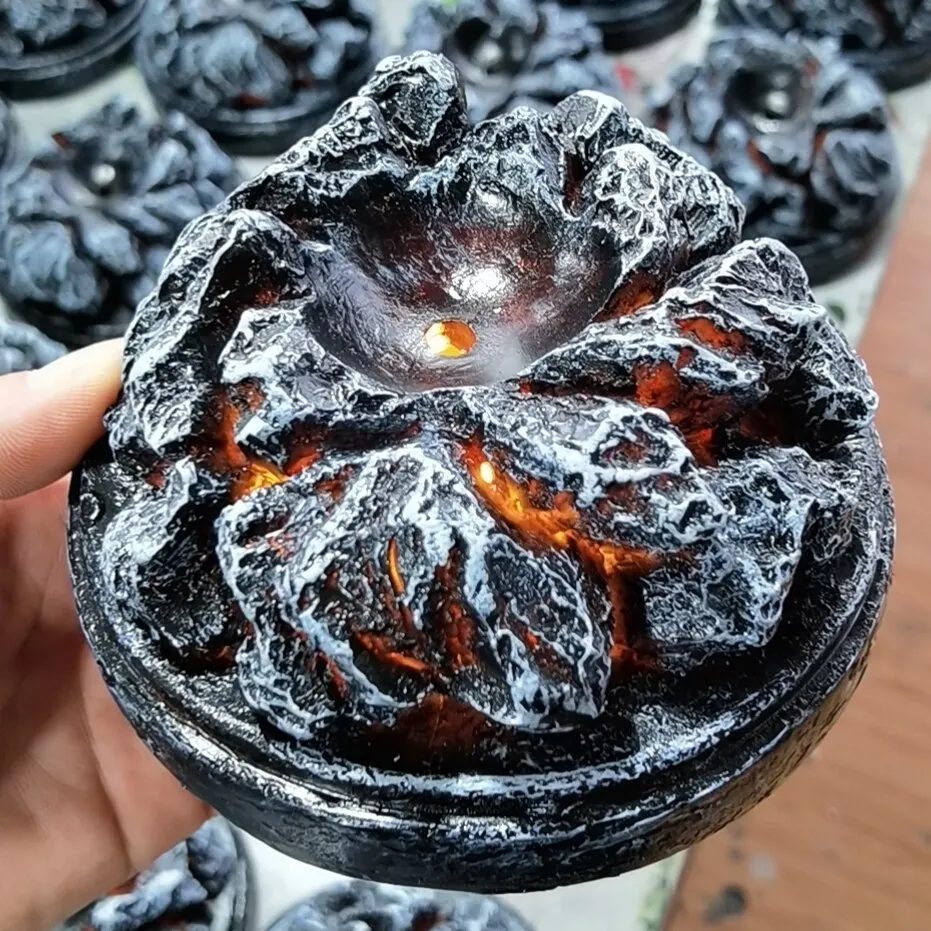 Nigikala Dragon Egg Lava Dinosaur Resin Embryo Egg Gift Ornamental ...