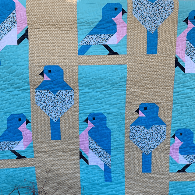 My Little Chickadee quilt template-With Instructions