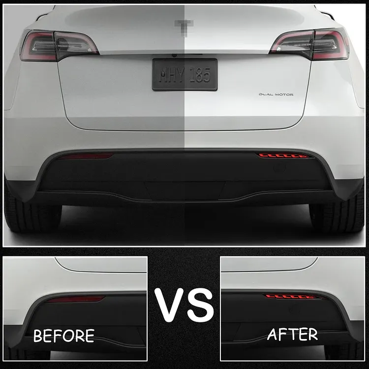 Tesla Model 3/Y A8 Style Rear Bumper Reflectors Tail Light | TESLASY