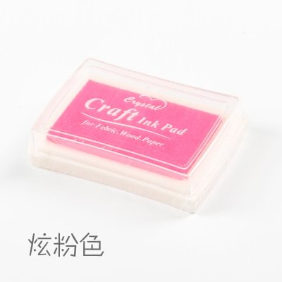 JOURNALSAY 1pc 15 Colors Planner Scrapbooking Silicone Oil Big Ink Pad