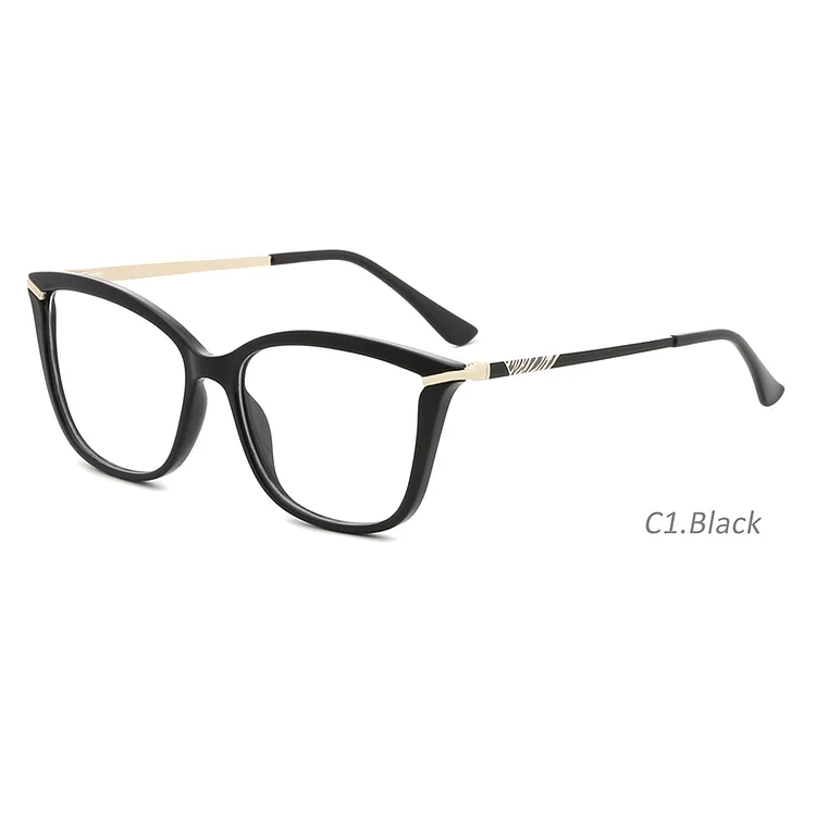 Ceofy Metal Women Cat Eye Eyeglasses Frame Retro Optical Transparent Lens Glasses Frames New ...