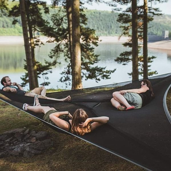 # 5 Yellow - Multi-person Hammock- Patented 3 Point Design