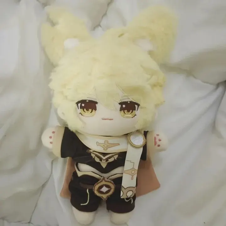 20cm Genshin Aether Stuffed Plushie Doll Outfit Changeable