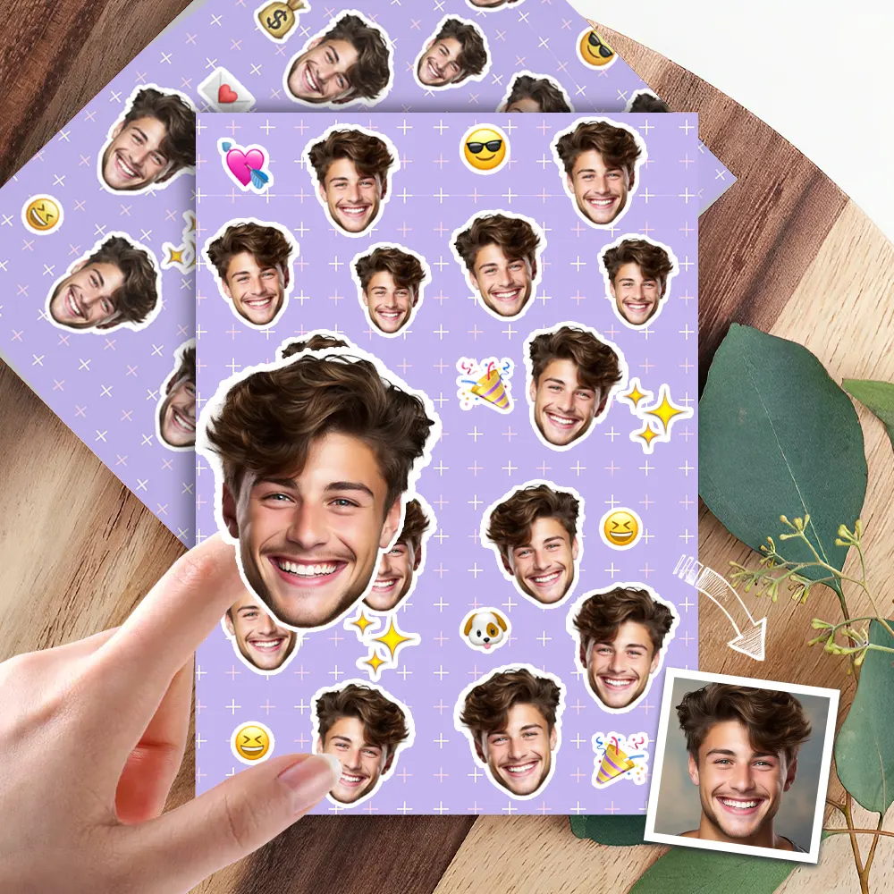 Custom Sticker Your Face Emoji Sticker