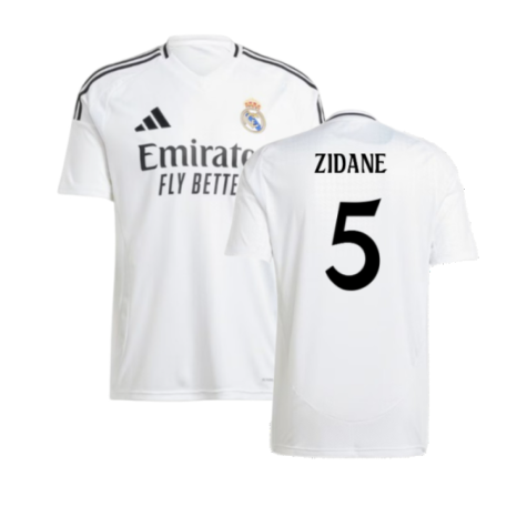 Real Madrid Zinedine Zidane 5 Home Shirt Kit 2024-2025
